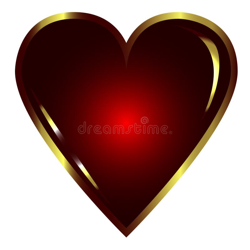 Red Metal Heart Picture. Image: 6486879