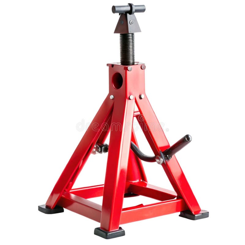 Jack Stand Isolated on Transparent Background Stock Illustration ...