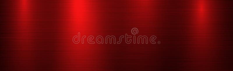 Red Metal Panorama Texture with Reflection - Illustration Stock ...