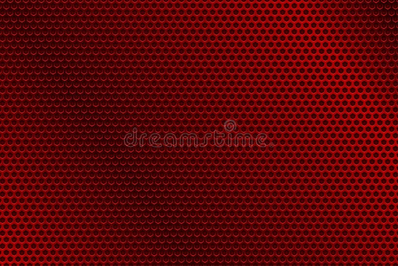 Red Metal Perforated Background Stock Vector - Illustration of dark ...