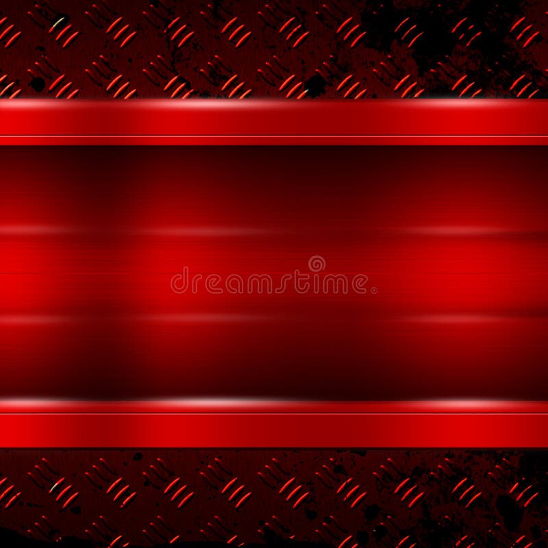 Red Metal Plate on Red Metal Plate for Background and Texture Stock ...