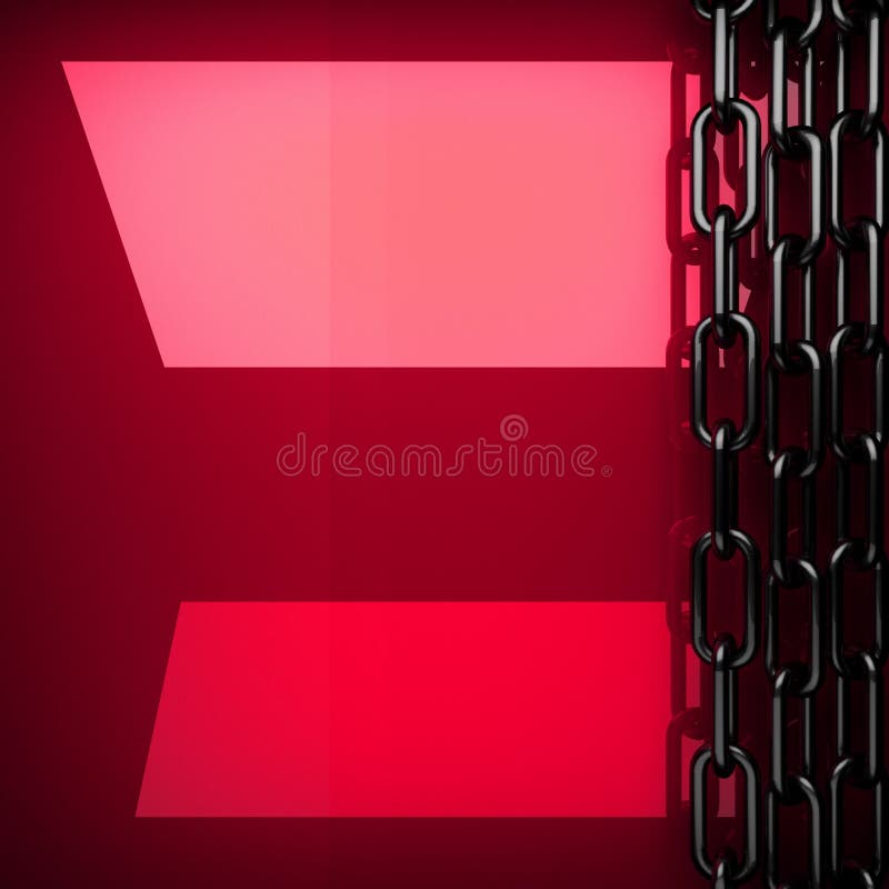 Red Metal Plate with Some Reflection Stock Image - Image of elegant ...