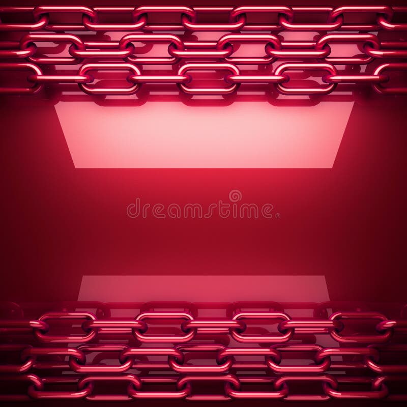Red Metal Plate with Some Reflection Stock Photo - Image of material ...