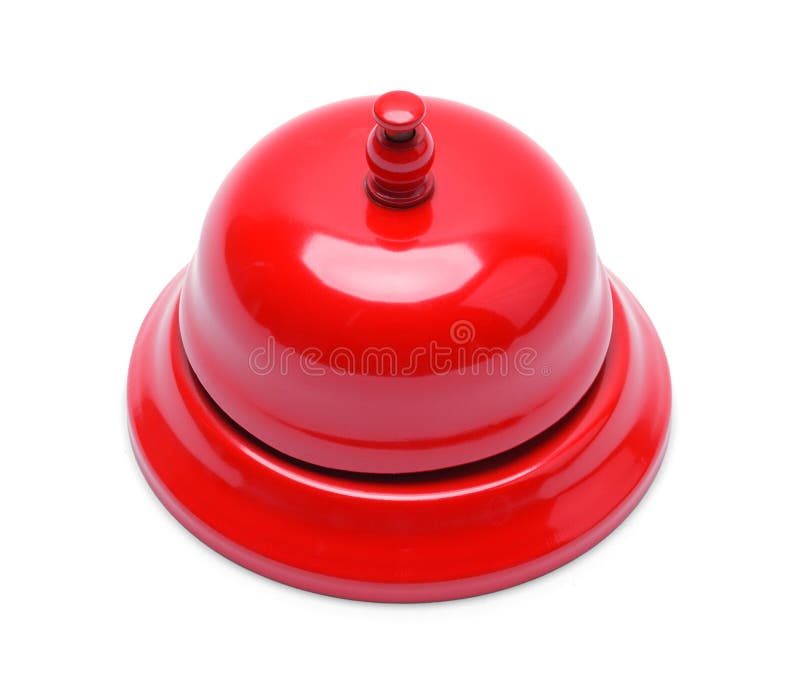 Red Service Bell stock photo. Image of sales, metal - 108542624