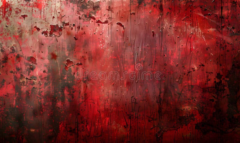 Distressed Red Metal Texture Background Stock Illustration ...