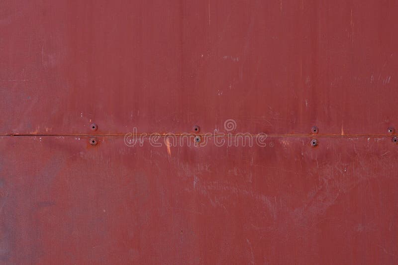 Red Metal Texture with Rivets Stock Image - Image of metallic, plate ...