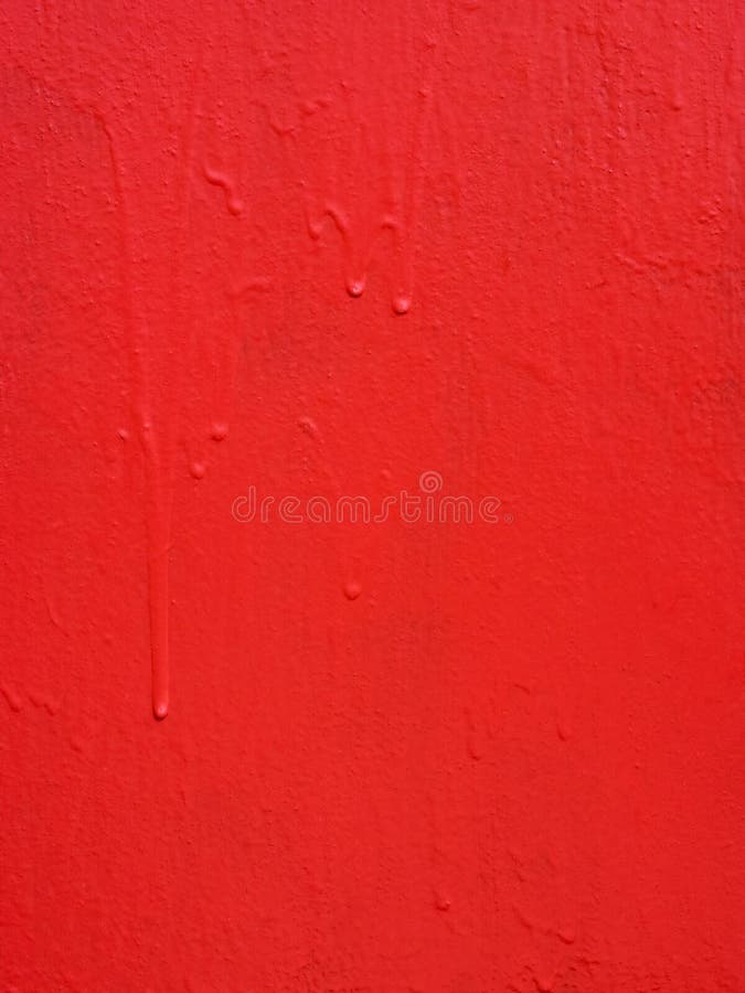 Red Metal Texture with a Roughness and Drops of Paint Surface. Grunge ...