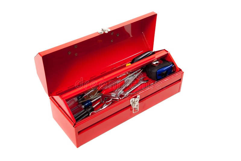Open Tool Box stock image. Image of single, metal, equipment - 34640989