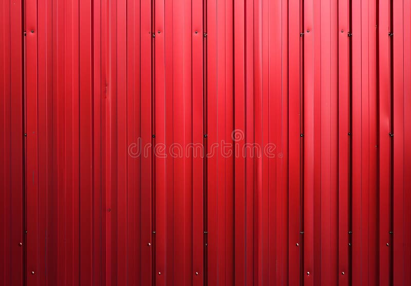 Red Metal Wall Panel Texture Background Stock Illustration ...