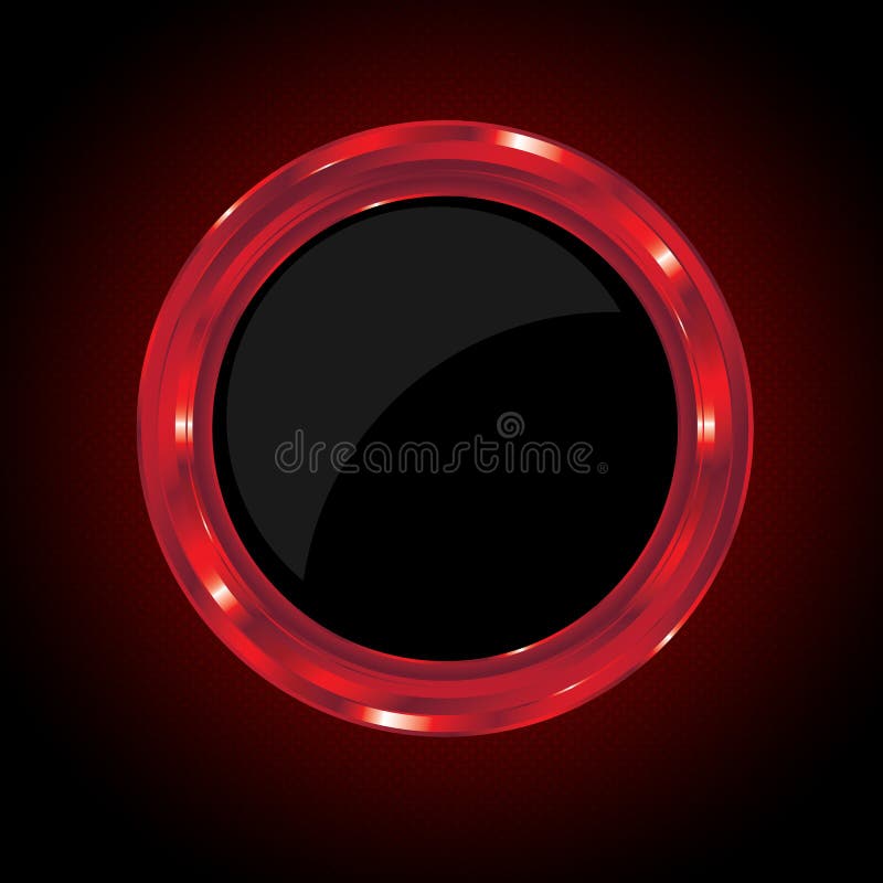 Red Metallic Circle stock illustration. Illustration of metallic - 44982802