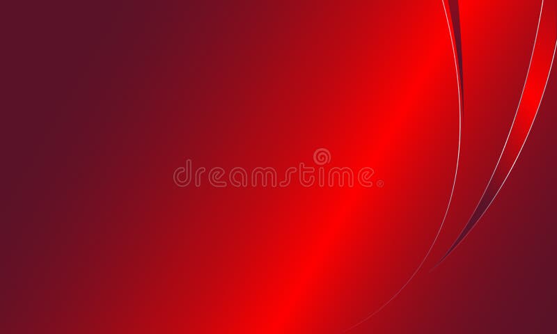 Red Metallic Curve Frame Design Stock Vector - Illustration of decor ...