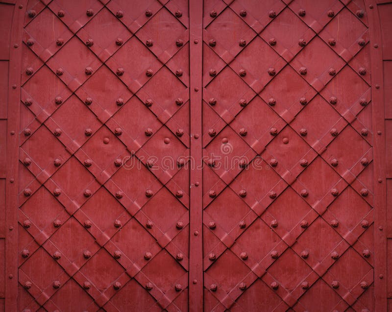 Red Metallic Texture Background with Square Pattern Stock Photo - Image ...