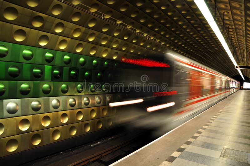 Red metro stock image. Image of connections, wagon, metro - 76203159