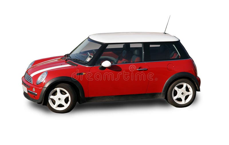 Red Mini Cooper stock photo. Image of coope, elegance - 6749918