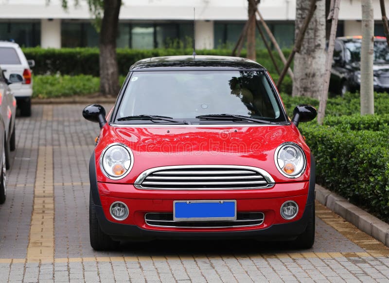 Red Mini Car stock photo. Image of mini, auto, transportation - 31790922