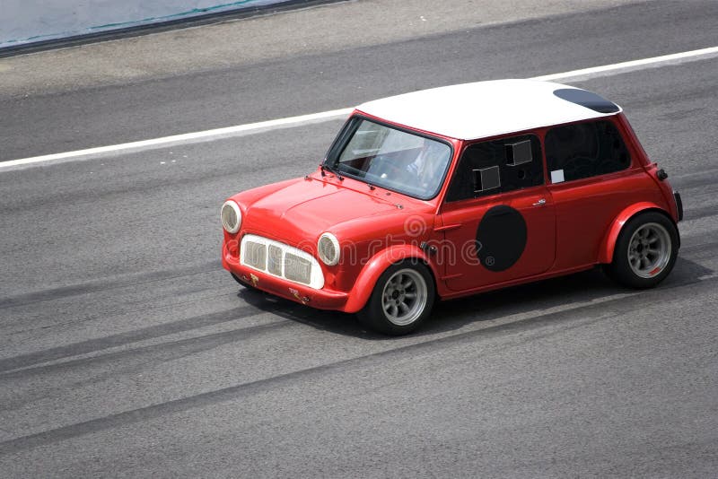Red Mini Cooper stock image. Image of motorsport, mini - 4886971