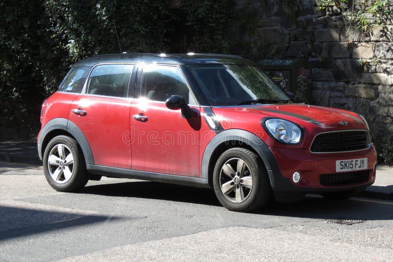 Red Mini Minor Car (2013 Version) Editorial Stock Image - Image of ...