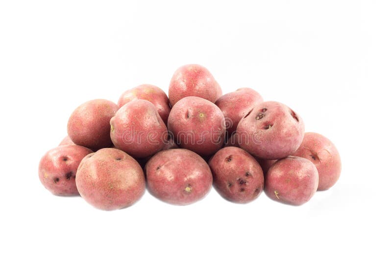 Mini Potatoes with Different Color. Stock Image - Image of yellow ...