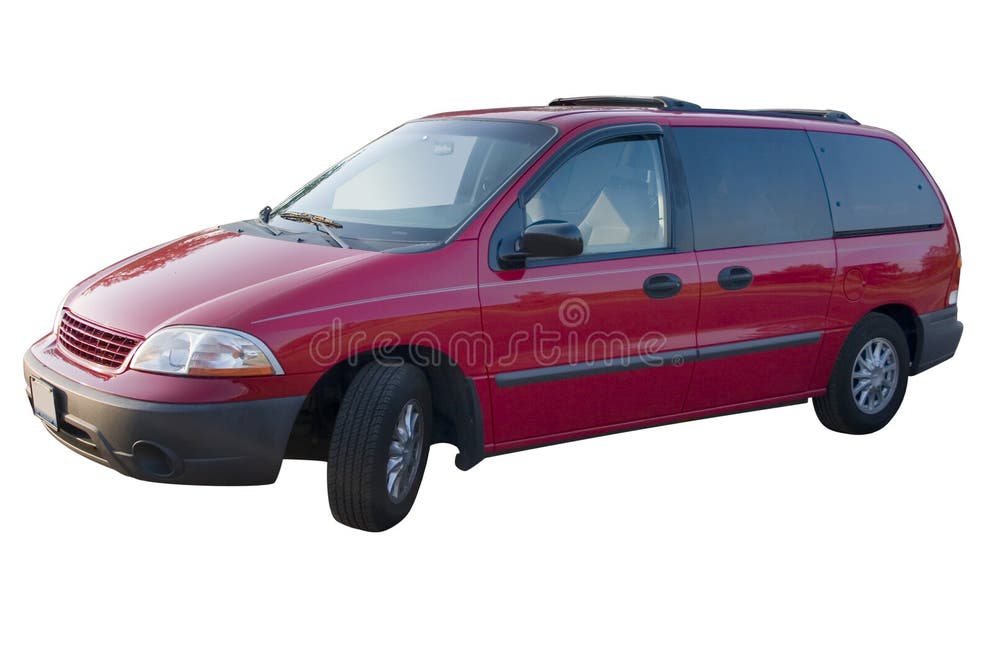 Red Mini Van stock photo. Image of auto, family, transportation - 1866474