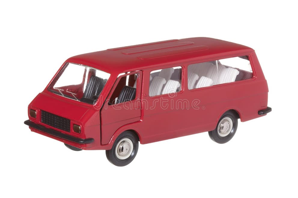 Red minibus stock image. Image of isolated, minibus, transport - 22343711