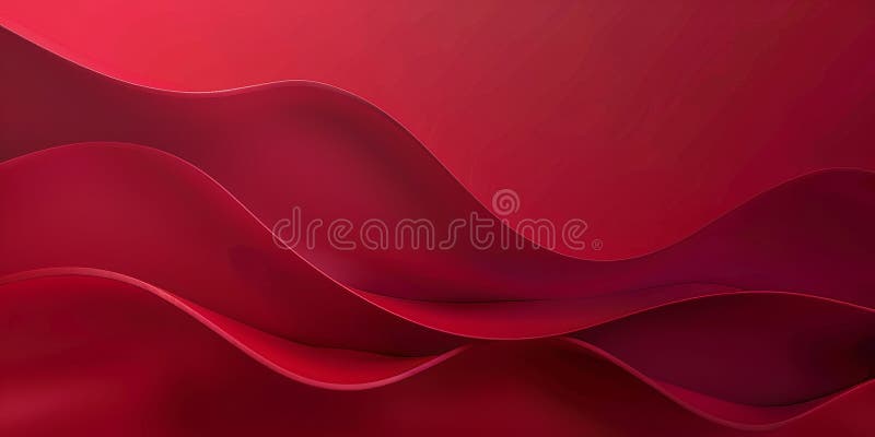 Red Minimalist Wave Background. Ideal for Sleek Designs Stock Image ...