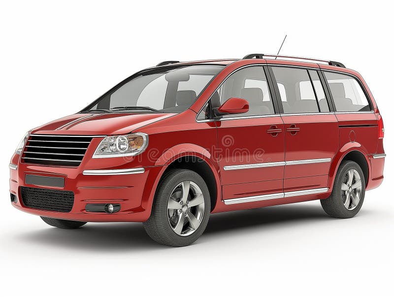 Big Red White Camper Van Stock Photos - Free & Royalty-Free Stock ...