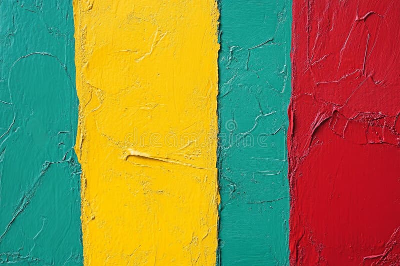 Red-mint and Yellow Shades Abstract Background, Poster Stock Photo ...