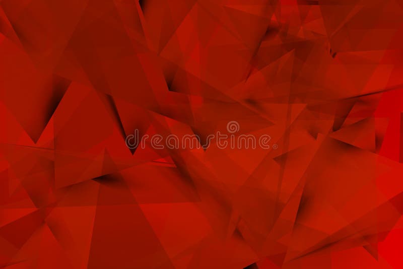 Red Mist Composition with 3d Shadows Stock Illustration - Illustration ...