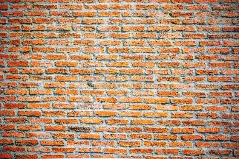 Red Misty Brick Wall,modren Interior Rough Texture with Vignette for ...