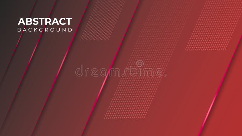 Red Modern Abstract Background Gradient Color with Geometric Panel ...