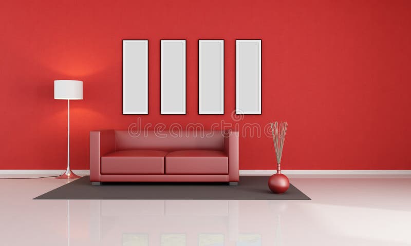 Modern Interiors(Living Rooms) Stock Image - Image of equipment, light ...