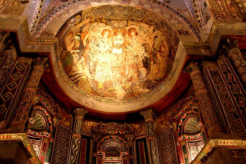 Red Monastery Egypt stock photo. Image of cathedral - 133953860