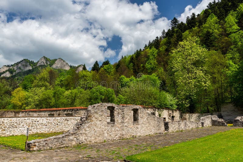 Red Monastery in Slovakia. Pieniny Mountains Architecture and Landmarks ...