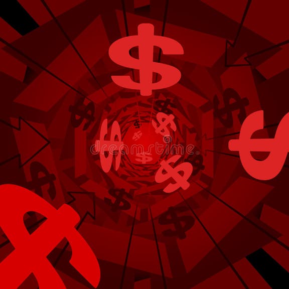 Red money background stock vector. Illustration of market - 5741571