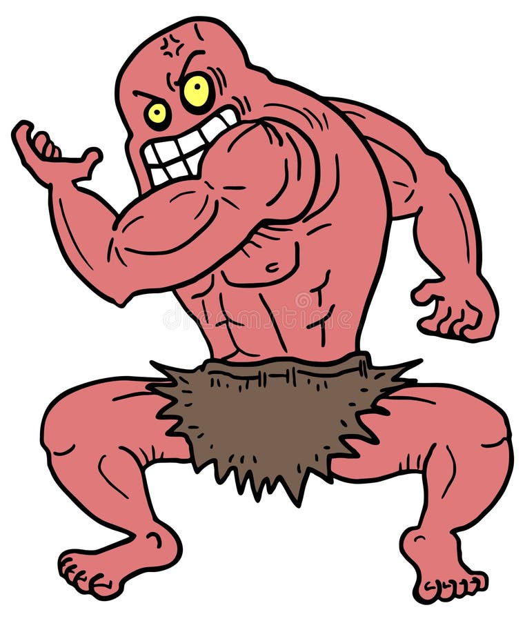 Red monster stock vector. Illustration of puppet, rebel - 34175164