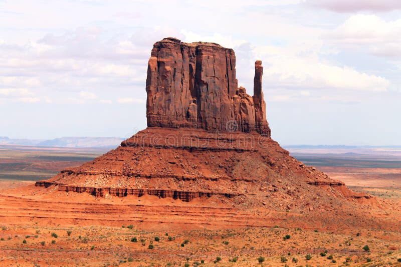 The Red Monument Valley Rock Stock Photo - Image of daytime, canyon ...