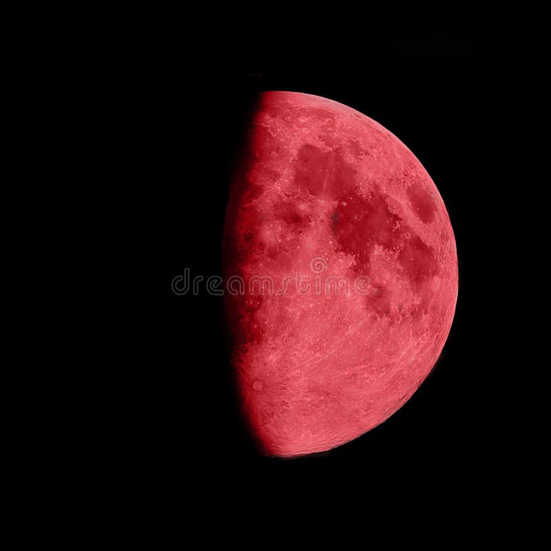 Red moon stock photo. Image of quater, couple, love, color - 18449026