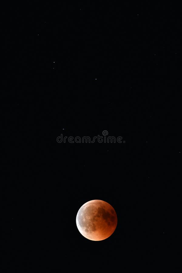 Red Moon in the sky stock photo. Image of cosmos, solar - 122341700