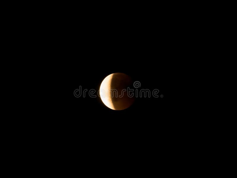 Red Moon during Lunar Eclipse Stock Image - Image of astrophotography ...