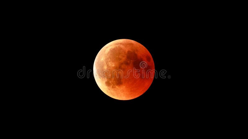 Full red moon stock footage. Video of moonlight, phase - 137118052