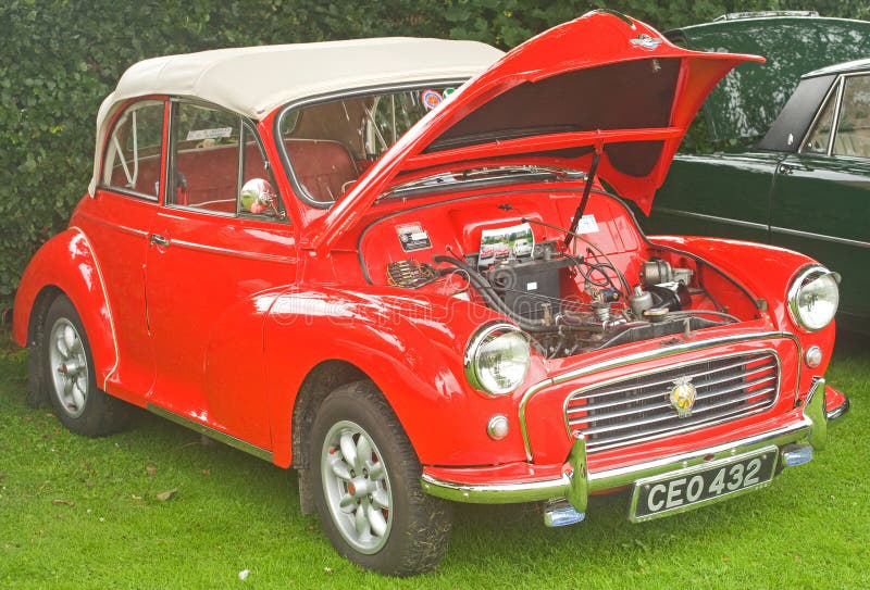 Red Morris 1000 Soft Tp Car. Editorial Photography - Image of color ...