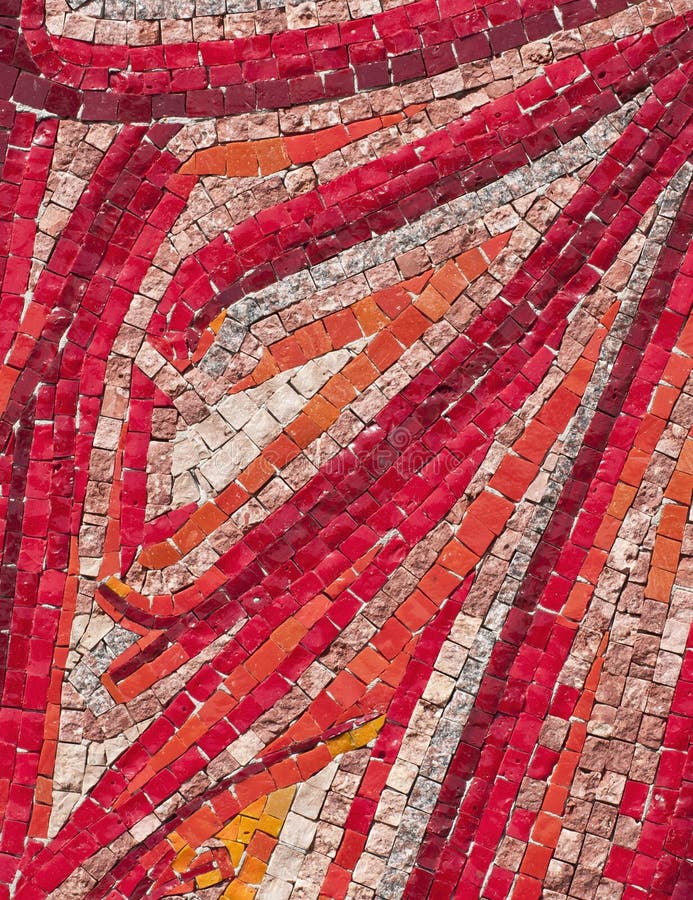Red mosaic background stock image. Image of islam, indoors - 151744459