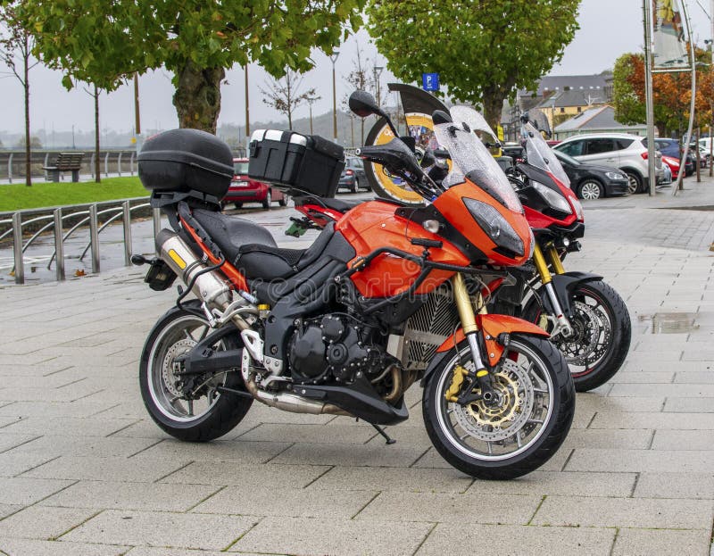 Red motorbikes editorial photo. Image of ride, exclusive - 234437976