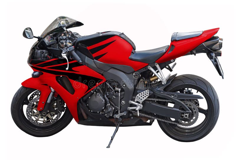 Powerful Sportbike Isolated Stock Image - Image of color, competitive ...