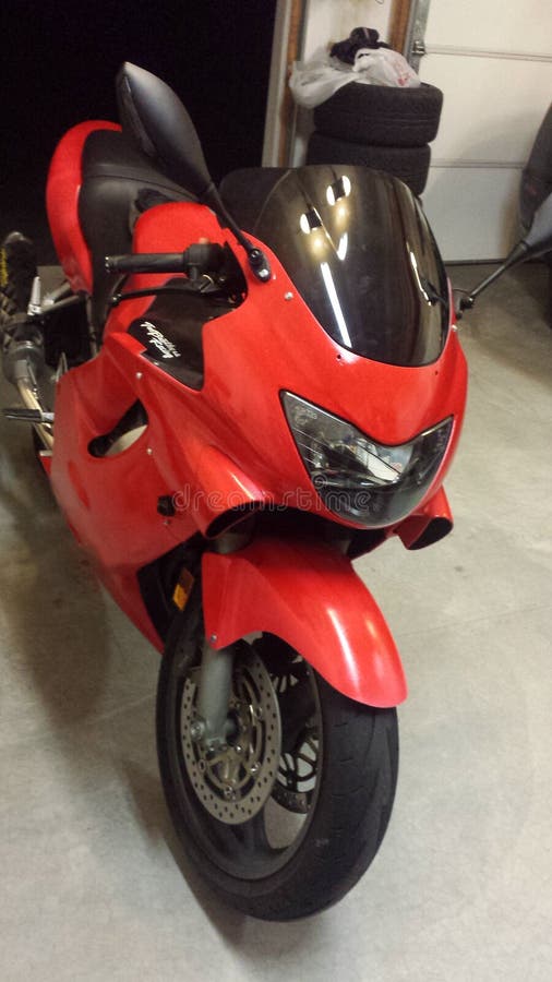 Red Motorcycle editorial stock image. Image of quick - 70782084