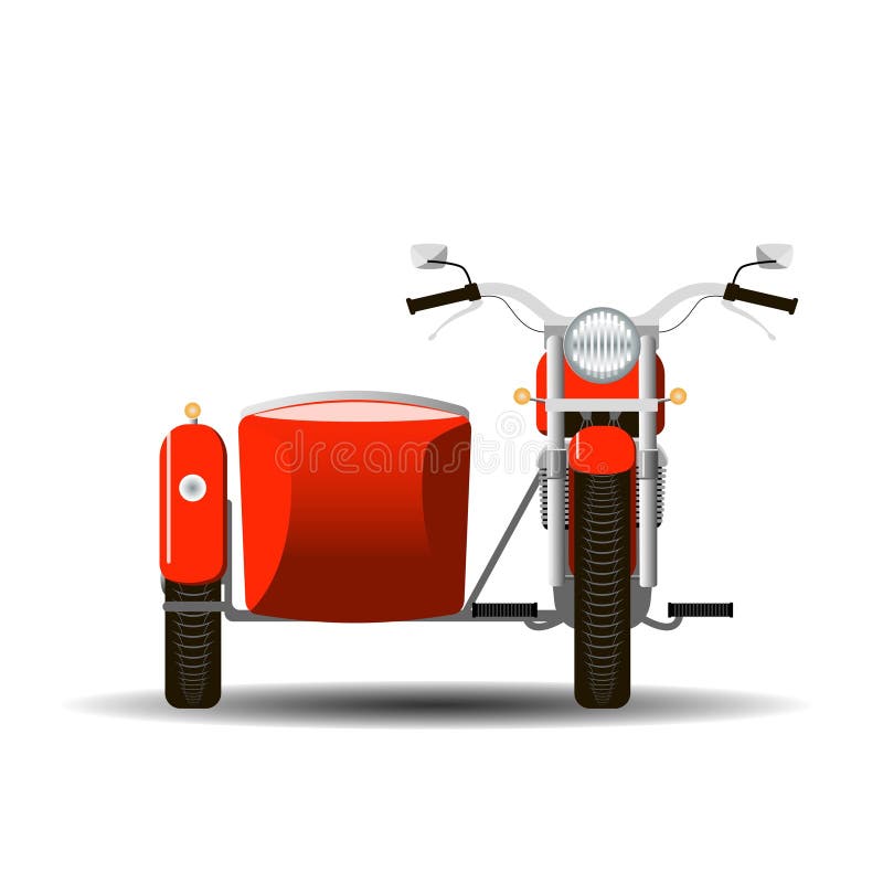 Vintage Motorcycle Sidecar Stock Illustrations – 92 Vintage Motorcycle ...