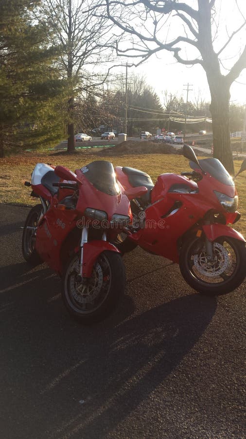 Red Motorcycles editorial photo. Image of honda, pennsylvania - 70750706