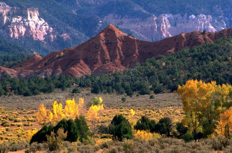 Red Mountain Landscape stock image. Image of mountain - 19245523