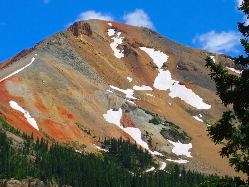 Red Mountain Ouray Colorado Stock Photo - Image of climb, melting: 6343594