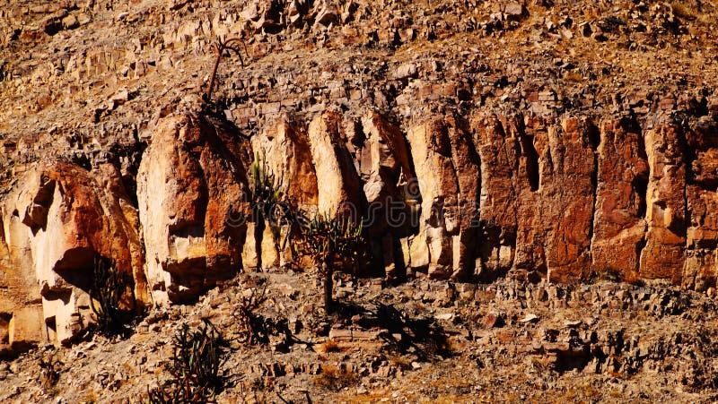 Red Mountain in the Peruvian Desert Stock Image - Image of natural ...